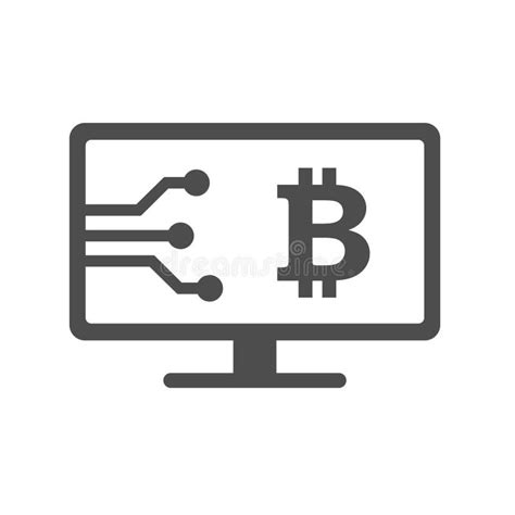 Bitcoin Digital Money Silhouette Vector Icon Stock Illustration Illustration Of Logo Bank