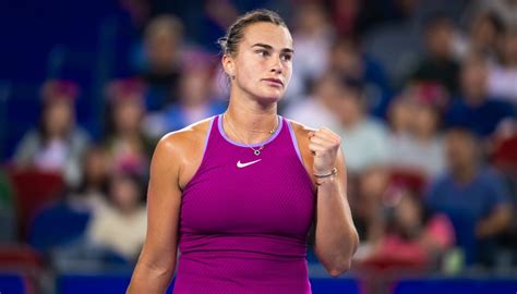 Wta 1000 Wuhan Aryna Sabalenka Wins By Folding Qinwen Zheng In The