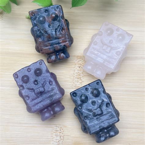 13 Mixed Crystal Spongebob Carvings Bulk Wholesale