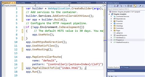 Easy To Learn Net 60 And Angular Getting Started Angular Template