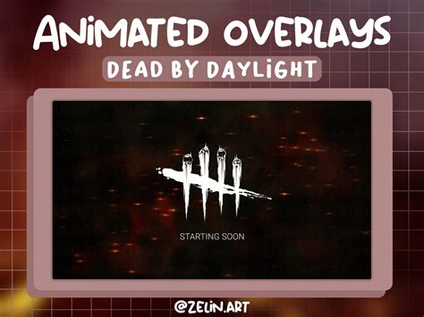 Dbd Animated Overlays Scenes For Twitch And Youtube Starting Be Right