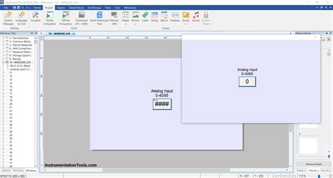 Read Mitsubishi Plc Analog Input And Display In Hmi