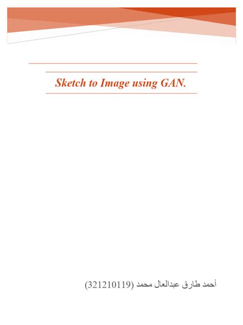 sketch to image using gan pdf cybernetics emerging technologies