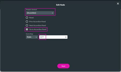 Dynamic Accordion Interactivity