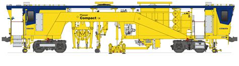 Plasser And Theurer Machine Plasser Compact Series Plasser Compact 1x