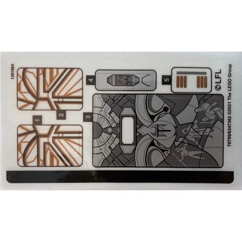 Lego® Stickers Star Wars Lego® Autocollant Stickers Set 75310 Star