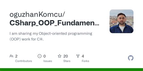 GitHub OguzhanKomcu CSharp OOP Fundamentals I Am Sharing My Object Oriented Programming OOP