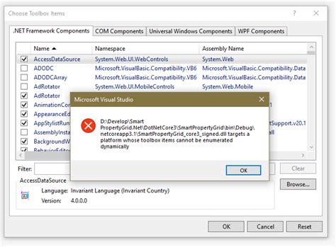 Winforms Designer Exception With My Custom Control · Issue 3316 · Dotnetwinforms · Github