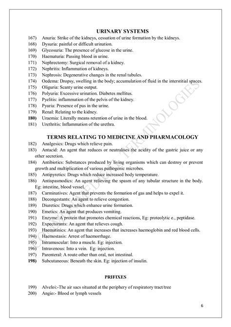 Common Medical Terminologies Pdf Heart And Cardiovascular Diseases