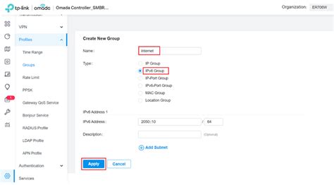 How To Configure Ipv6 Access Control On Omada Gateway Tp Link