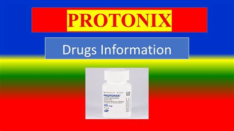 Protonix Generic Name Brand Names How To Use Precautions Side