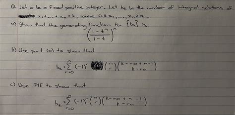 Solved Q ﻿let A Be A Fixed Positive Integer Let Bk ﻿be The