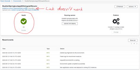 Amazon Web Services Deploying SpringBoot On AWS Beanstalk App Starts Connects To RDS DB