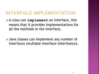 Inheritance In Java Ppt Programming Languages Computing