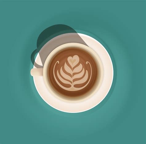 Premium Vector Latte Art