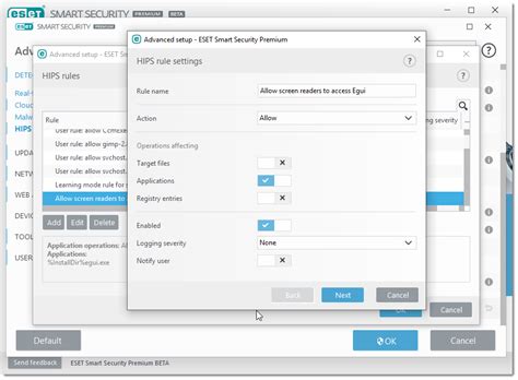 [kb7375] allow access for screen readers software to eset gui