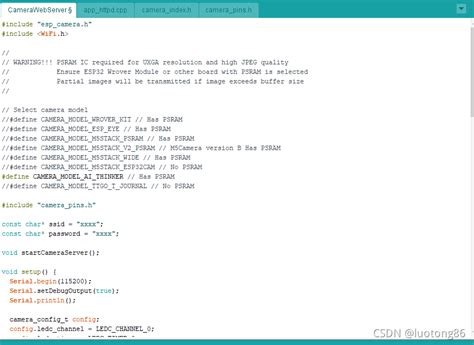 Arduino Ide编译烧写esp32 Camarduino烧写esp32 Csdn博客