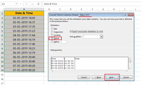 10 examples of text to columns how to split cells columns in excel