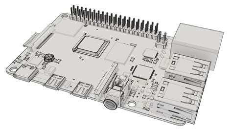 Raspberry Pi 4 3d Model Turbosquid 1737753