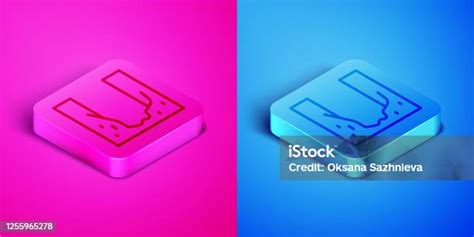 동면 성 선 묘지는 분홍색과 파란색 배경에 고립 된 무덤 구멍 아이콘을 파고 정사각형 버튼입니다 벡터 3차원 형태에 대한 스톡 벡터 아트 및 기타 이미지 Istock