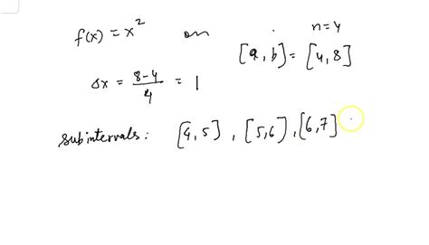 solved use a finite approximation to estimate the area under the graph
