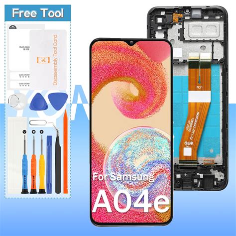 Yondista For Samsung Galaxy A04e Lcd Touch Screen Sm A042f Sm A042f Ds Sm A042m Sm A042m Ds
