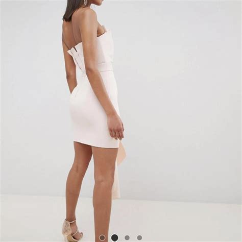 Asos Scuba Mini Dress Size Uk 6 Only Worn Once Dress Depop
