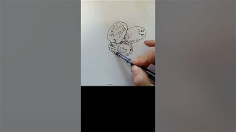 가을 대추 컨투어 드로잉 수채화 Youtube