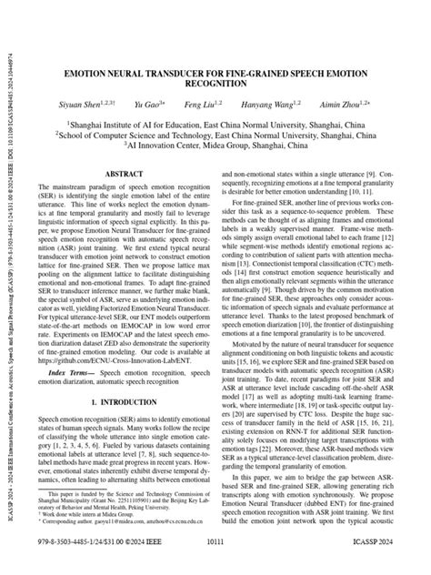 Emotion Neural Transducer For Fine Grained Speech Emotion Recognition