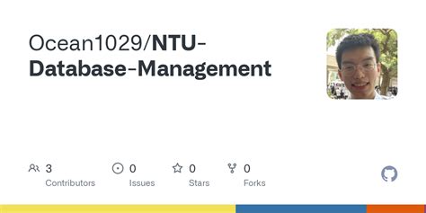 GitHub Ocean NTU Database Management