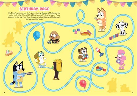 Bluey Bluey And Friends A Sticker Activity Book By Bluey