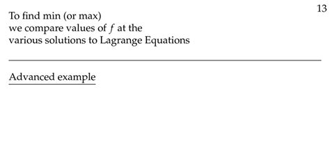 Session Proof Of Lagrange Multipliers Multivariable Calculus Mathematics MIT