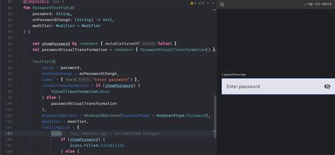 Create Reusable Password Text Field Component With Jetpack Compose By
