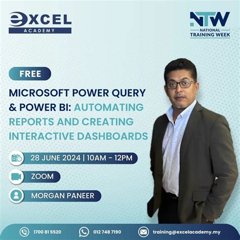 National Training Week Ntw Microsoft Power Query And Power Bi Digital Marketing