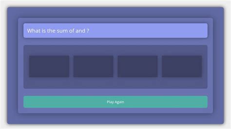 Quiz Game Javascript