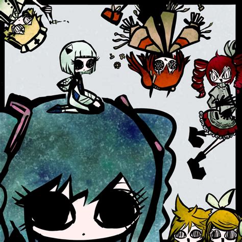 Hatsune Miku Kagamine Rin Kagamine Len Kasane Teto Adachi Rei And