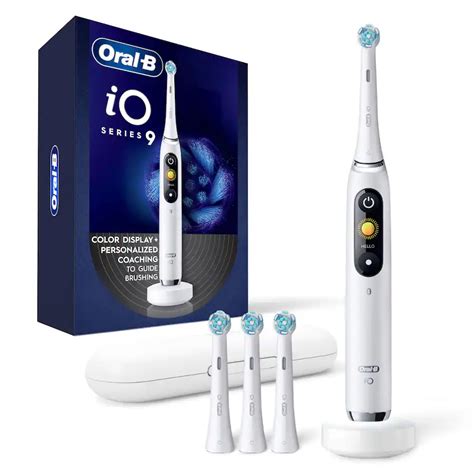 Oral B Io Series 9 Connected Rechargeable Electric Toothbrush White
