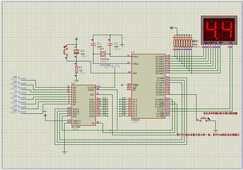 51单片机多路电压检测数码管显示 Proteus仿真 程序 报告 讲解视频） 知乎