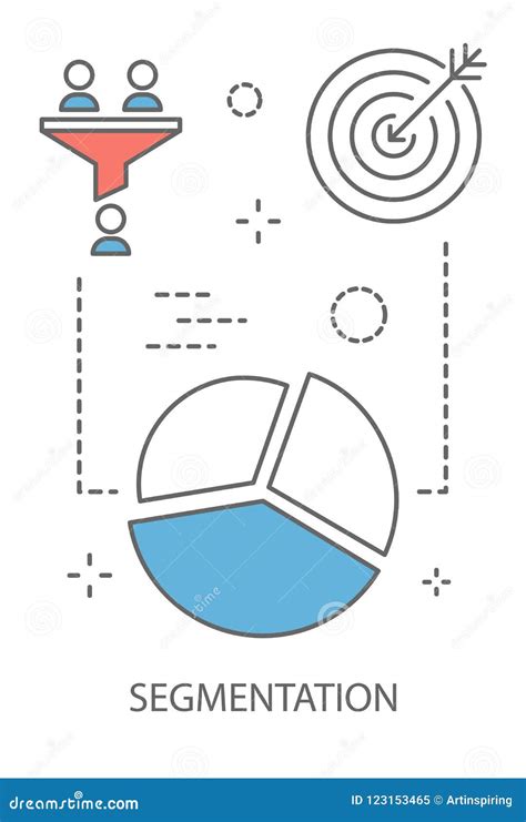 Segmentation Concept Illustration Stock Vector Illustration Of