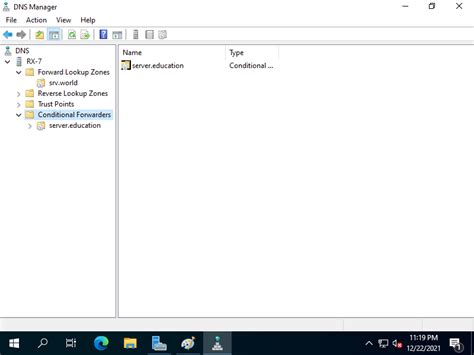 Windows Server 2022 Dns Server Set Conditional Forwarder Server World