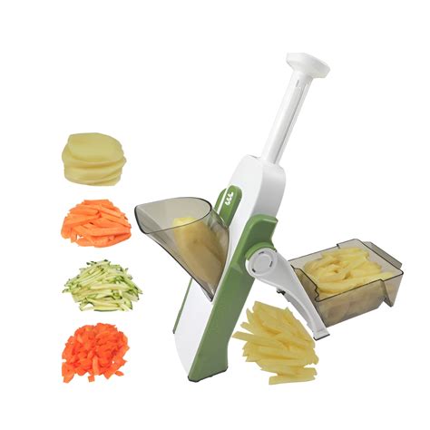Сгъваема резачка за зеленчуци 4 функции тава за събиране E Manor® Emag Bg