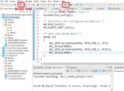 How To Create Stm32 Project In Stm32cubeide With Example Code