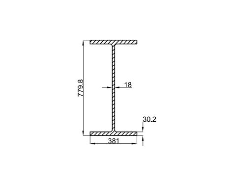 W30x191 Steel Beam