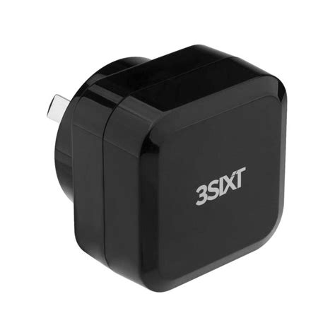 3sixt Wall Charger Au 48a Black 3sixt Gear