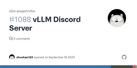 Vllm Discord Server · Issue 1088 · Vllm Projectvllm · Github