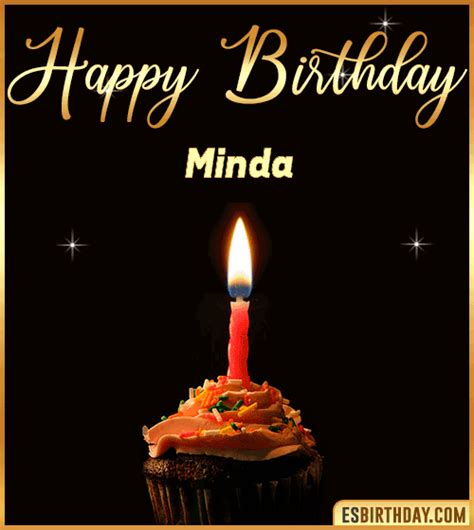Happy Birthday Minda  🎂 Images Animated Wishes【28 S】