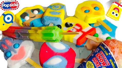 Opening Ice Cream Truck Popsicles Spongebob Spider Man Sonic Power Puff Tweety Space Jam Bugs