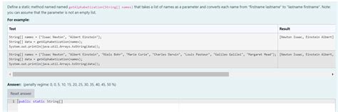 Solved Define A Static Method Named Named