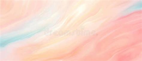 Pastel Watercolor Swirls Create A Serene And Colorful Background With Soft Lighting Stock Image