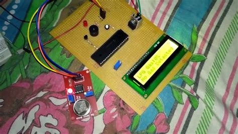 Lpg Gas Detection Using Pic Microcontroller Youtube